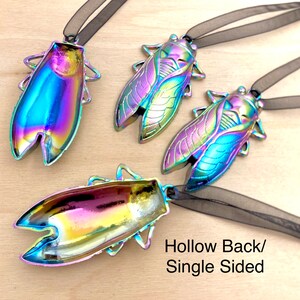 Large Cicada Ornament | Iridescent Rainbow Insect Ornament | Magic ...