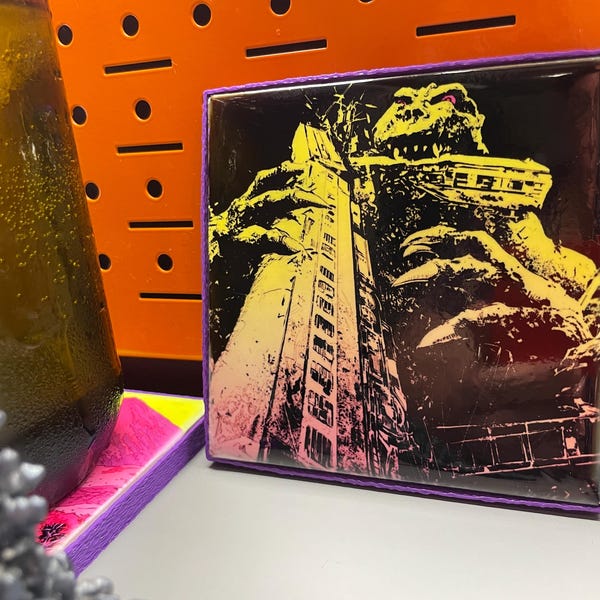 Godzilla Fabric - Etsy