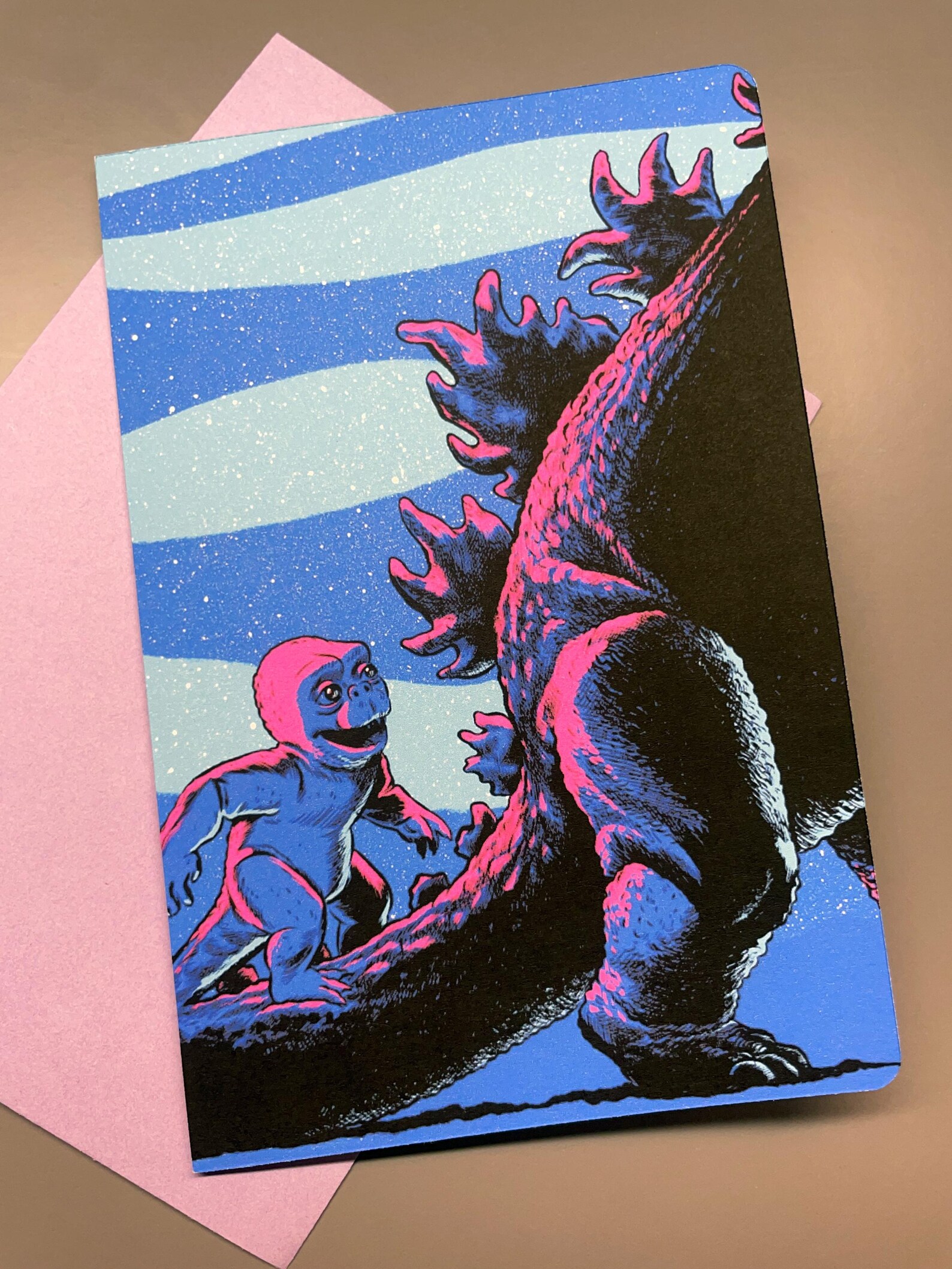 Son of Godzilla Card to Celebrate Our Little Clingers Greeting Card! - Etsy