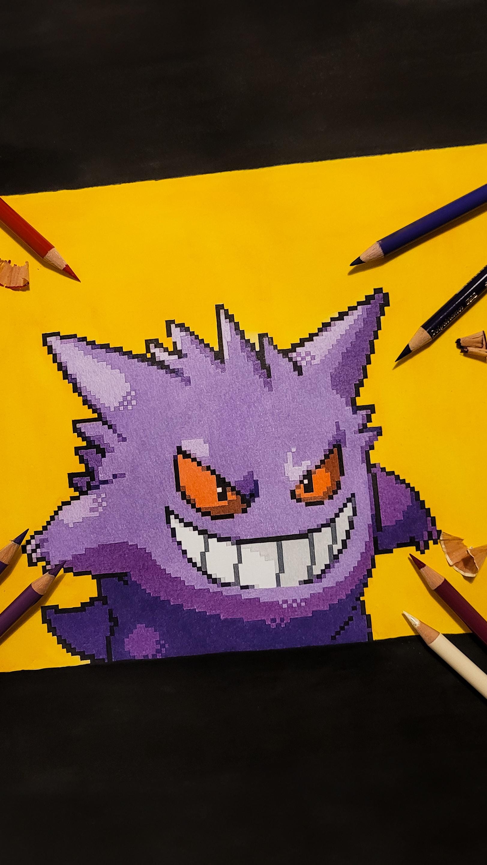 Cutom Hand-drawn Pokémon Pixel Art - Etsy