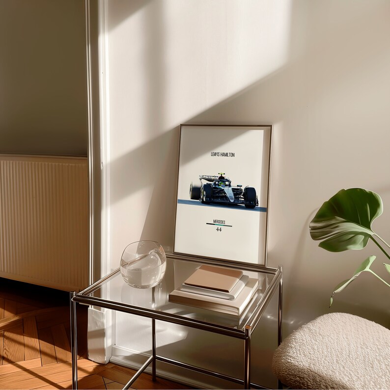 Lewis Hamilton Poster Formula 1 Wall Art Lewis Hamilton Sim Racing ...