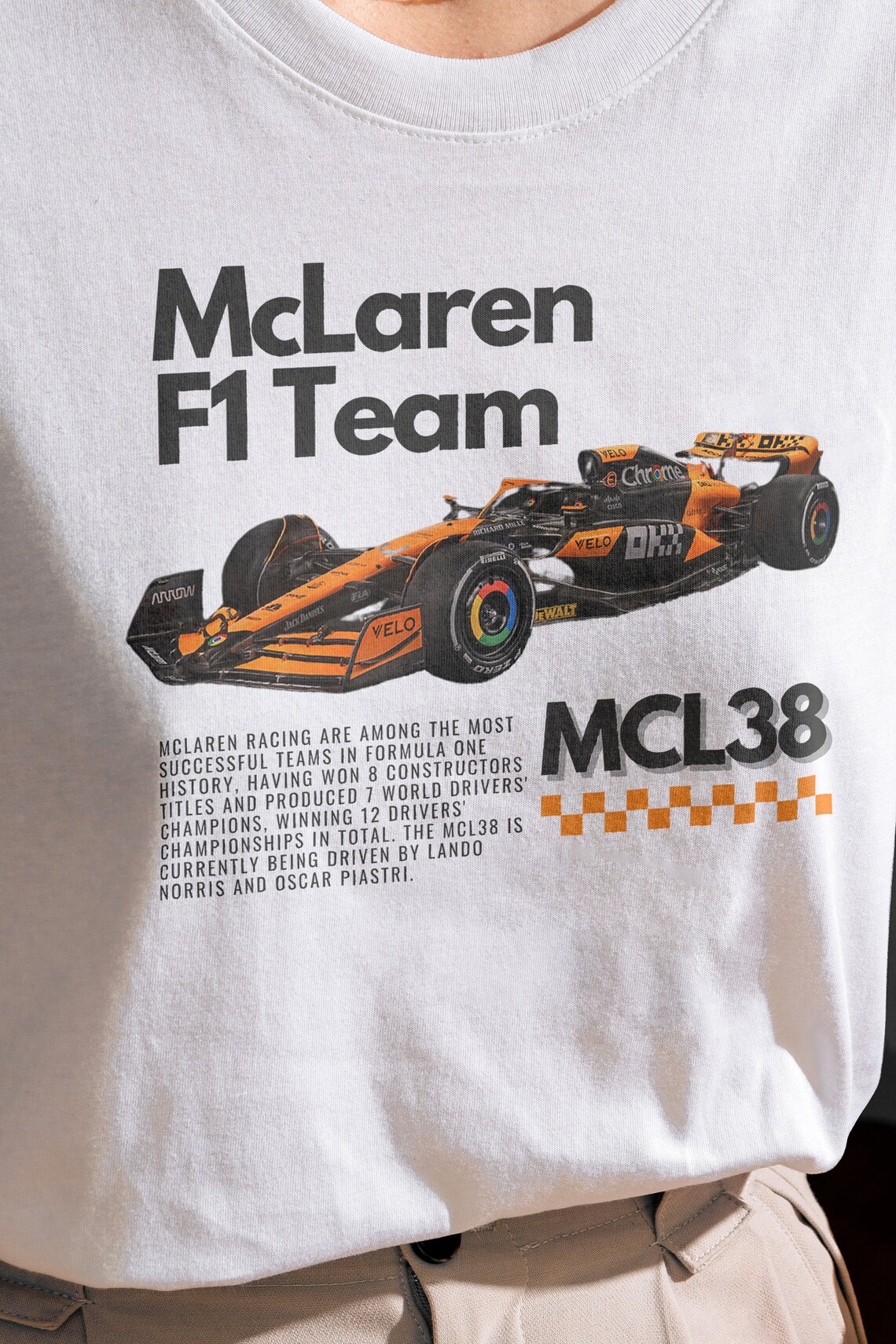 Mclaren F1 T-shirt, Lando Norris Shirt, Racing Team Sweatshirt, Driver ...