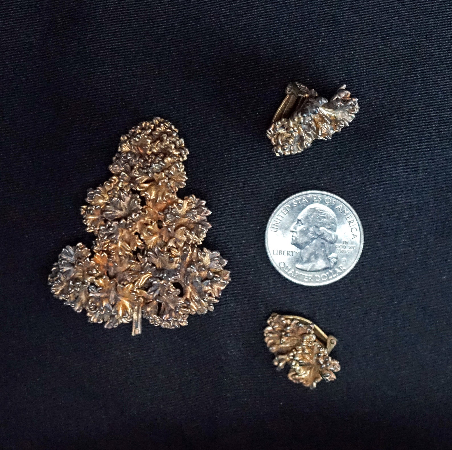 FLORA DANICA DENMARK Vintage Jewelry Set With Brooch and - Etsy