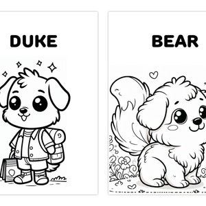Animal Alphabet Coloring Book, Alphabet Coloring Book, Minimalist, Easy ...