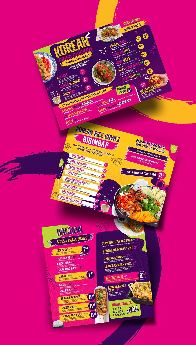 Food Menu for Your Business - Etsy