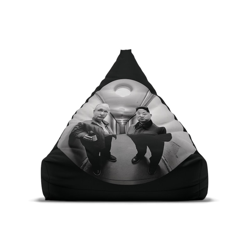 Putin and Kim Jong Un Bean Bag Chair Cover Tremendous Satire, Big ...