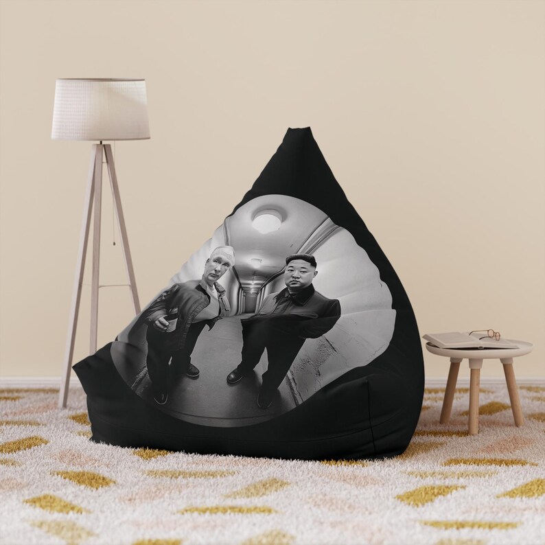 Putin and Kim Jong Un Bean Bag Chair Cover Tremendous Satire, Big ...