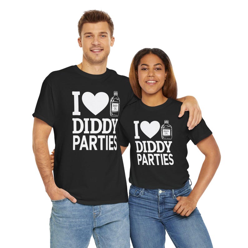 I Love Diddy Parties, T-shirt, A Slick Tribute to Wild Nights - Etsy