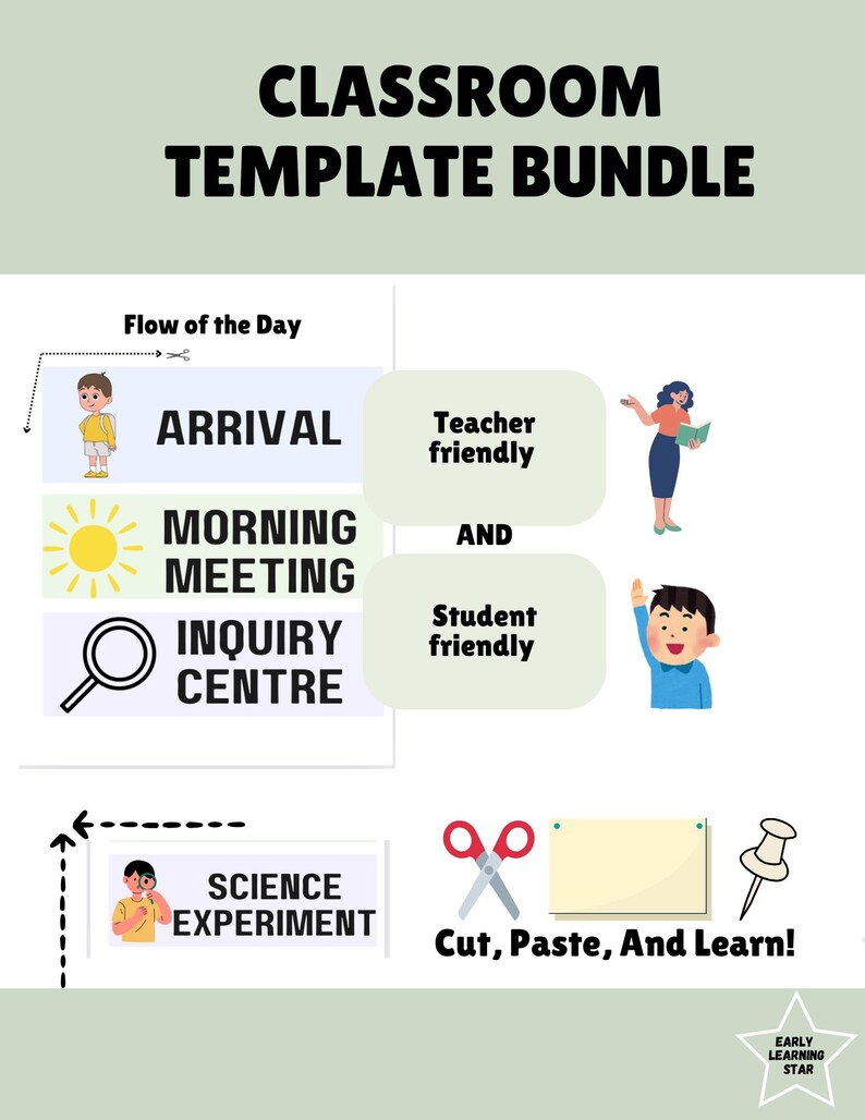 Preschool Daily Schedule, Kindergarten Day Schedule, Activity Labels ...