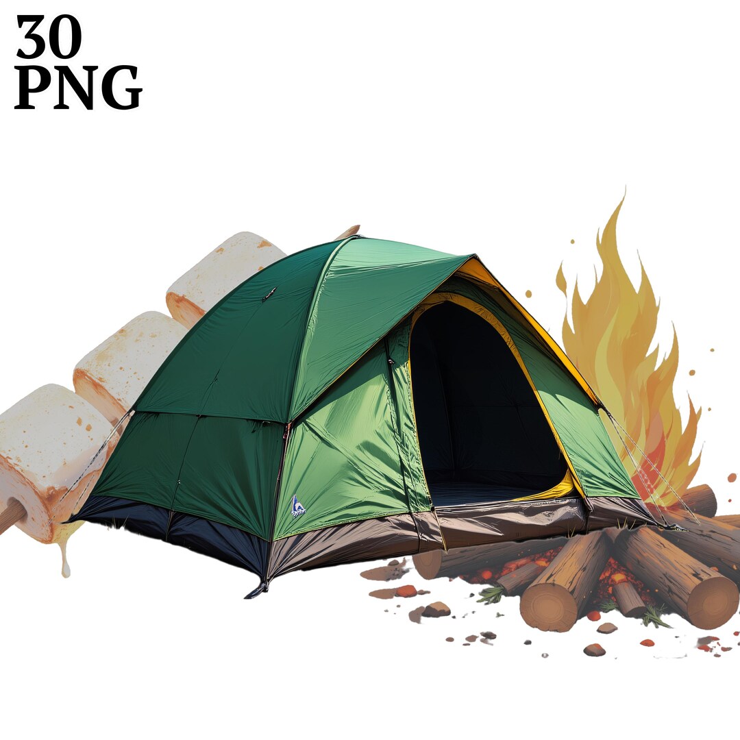 30 Camping Clipart, Summer Camp Clip Art, Adventure Outdoor Nature PNG ...