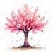 21 Watercolor Cherry Blossom Tree Clipart, Sakura, High Quality Jpgs ...