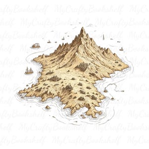 19 Antique Maps Clipart, Vintage Map Clip Art PNG for Junk Journal ...