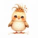 Quirky Watercolor Quail Clipart: Whimsical Bird Pngs (commercial Use ...