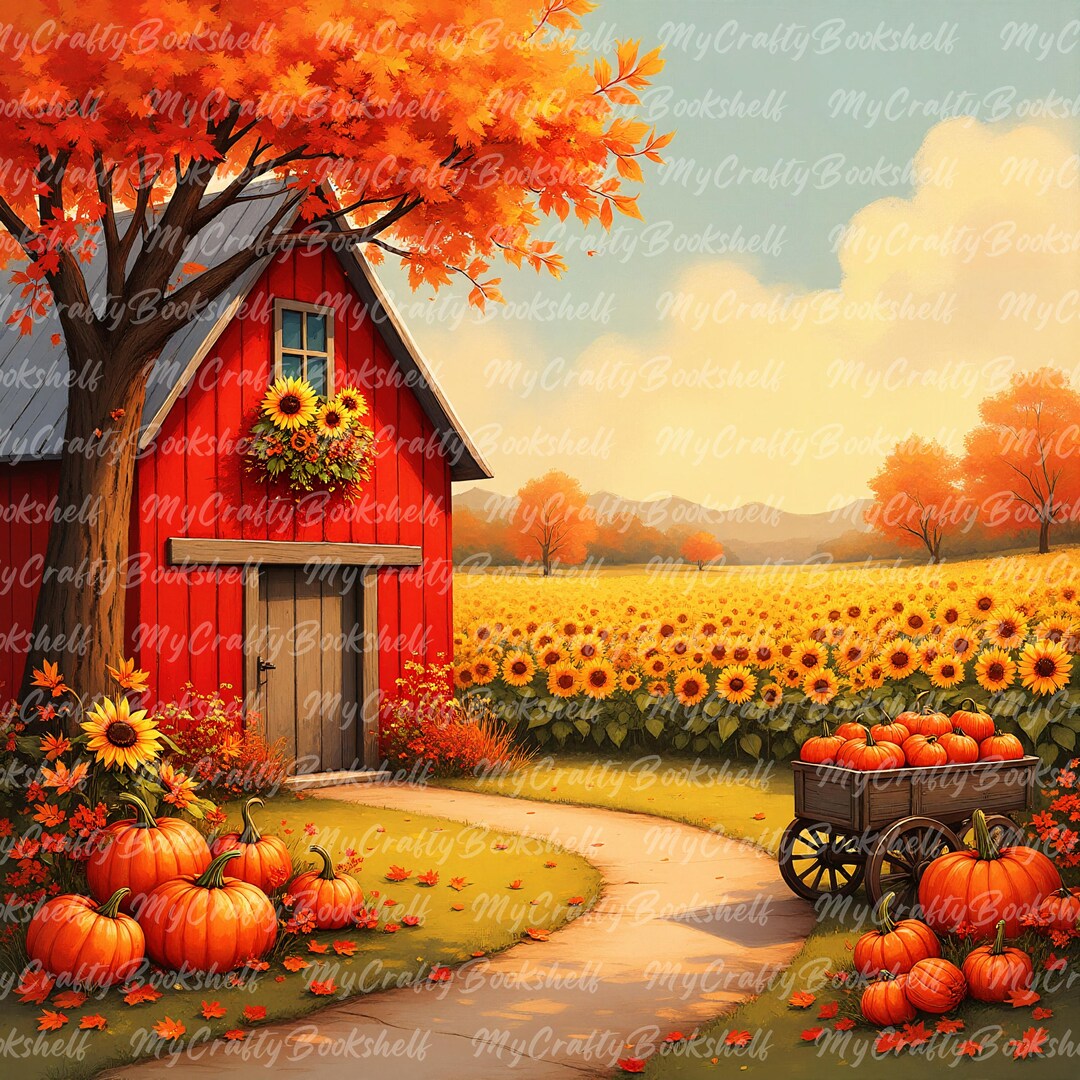 10 Old Red Barn Clipart Bundle High Res Watercolor Jpgs, Junk ...