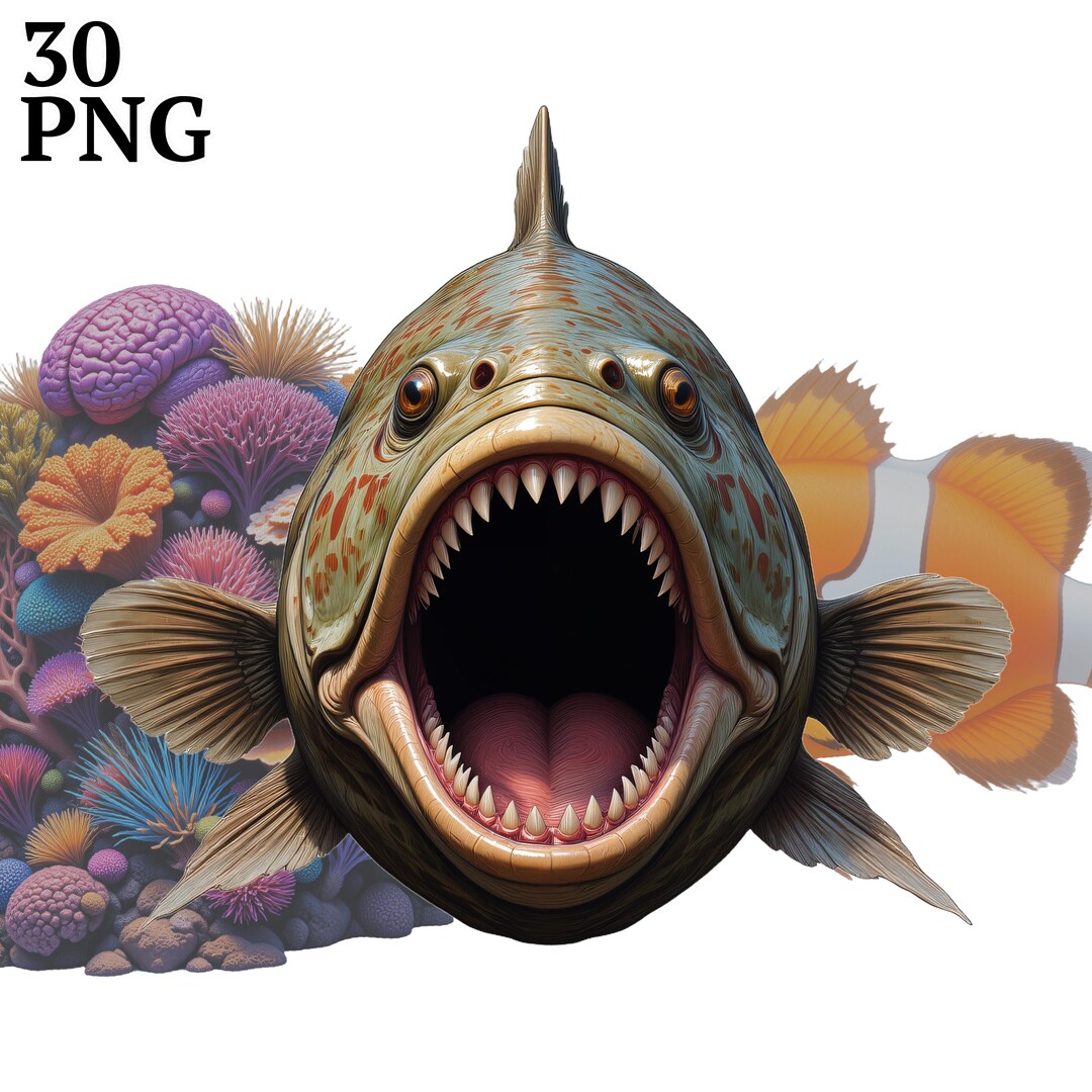 30 Marine Life Clipart, Ocean Animals Clip Art PNG, Sea Creatures, High ...