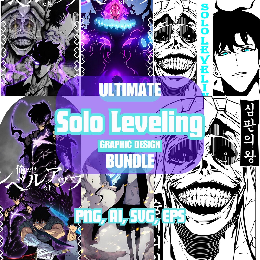 The Newest Ultimate Solo Leveling 2026 Anime Png Bundle Design for ...