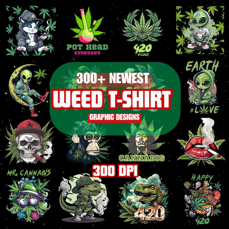 The Newest Weed 2026 Graphics Png Bundle Design for Print - Etsy