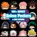 Chibi Gojo Satoru Jujutsu Kaisen Anime Manga Sign SVG Cute Outline ...