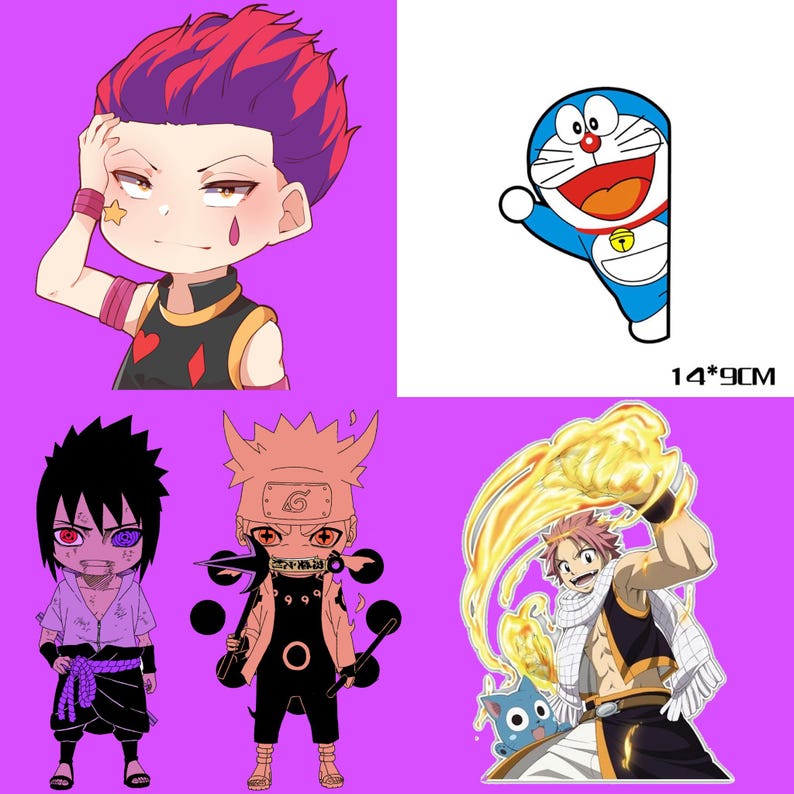 The Newest Peeker Anime Stickers 2026 Graphics: 500+ Png Bundle Design ...