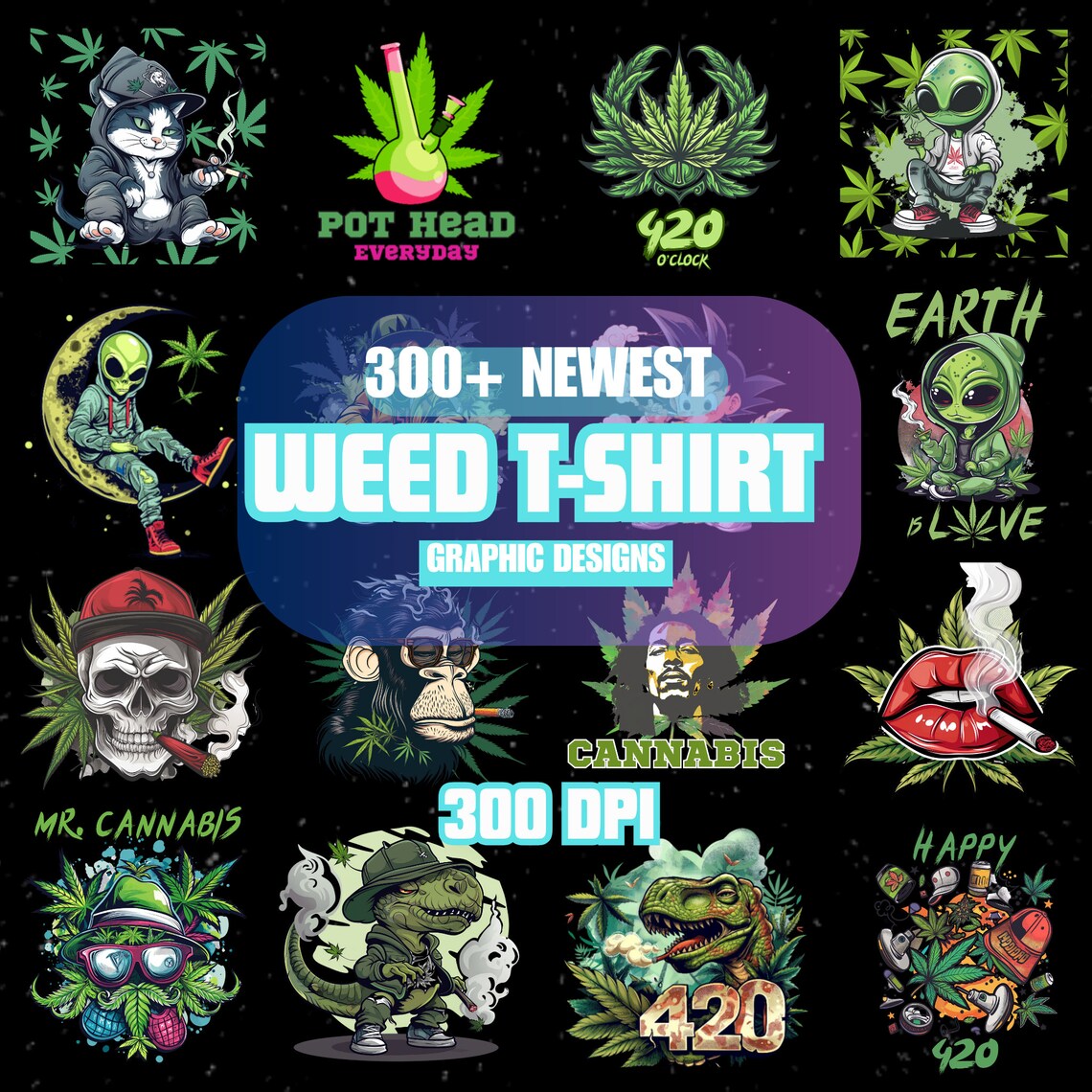 2024 Weed Graphic Design Bundle | Weed PNG | Weed SVG | Cannabis Design ...