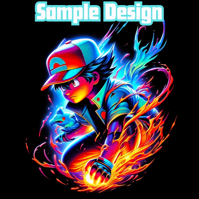 500 Newest Anime Halftone Graphic Designs Anime DTF Sublimation Print ...