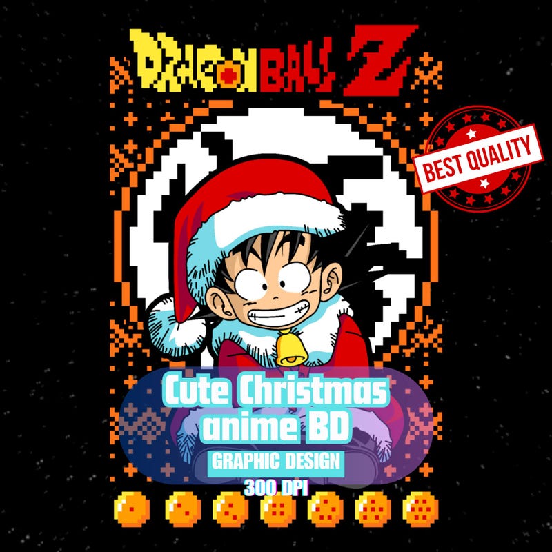 Dragon Ball Z Christmas - Etsy