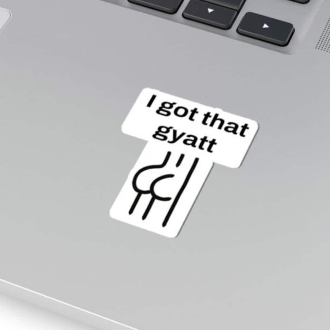 I Got That Gyatt Sticker Gen Z Alpha Slang Humor Joke Funny Meme Art ...