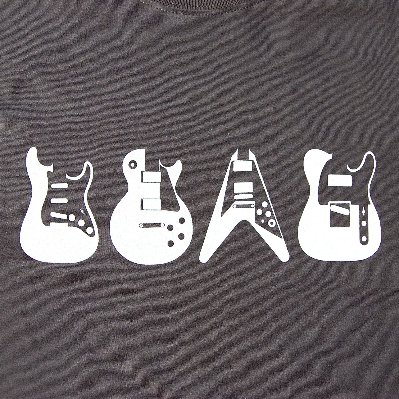 Iconic Guitars Organic Cotton T-shirt – Gift for Guitar Lover - Etsy
