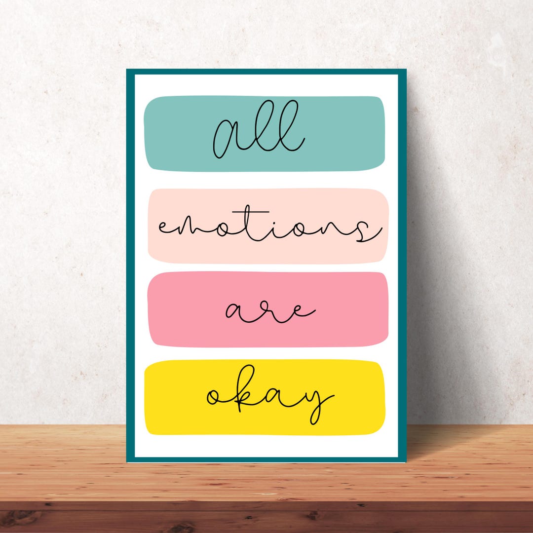 Calm Corner Poster Mental Health, Poster CBT Therapist Office Wall Art ...