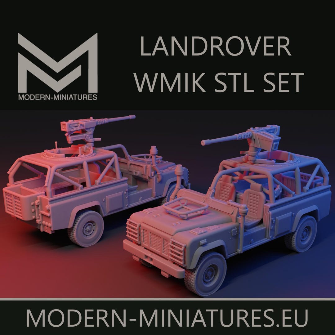 Land Rover Modern Miniatures.eu Miniature Wargaming 28mm 32mm 1/50 ...