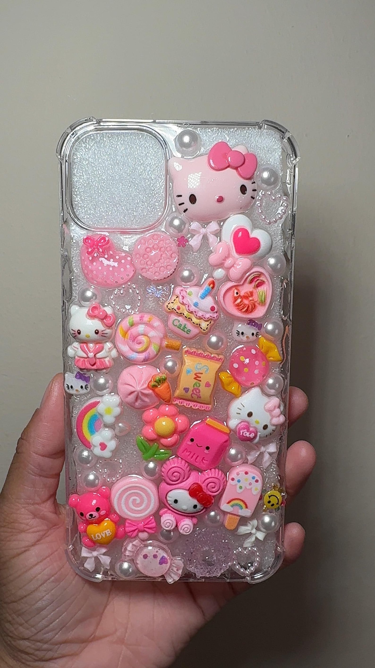 Trendy Charm Phone Case, Personalized Junk Style - Etsy