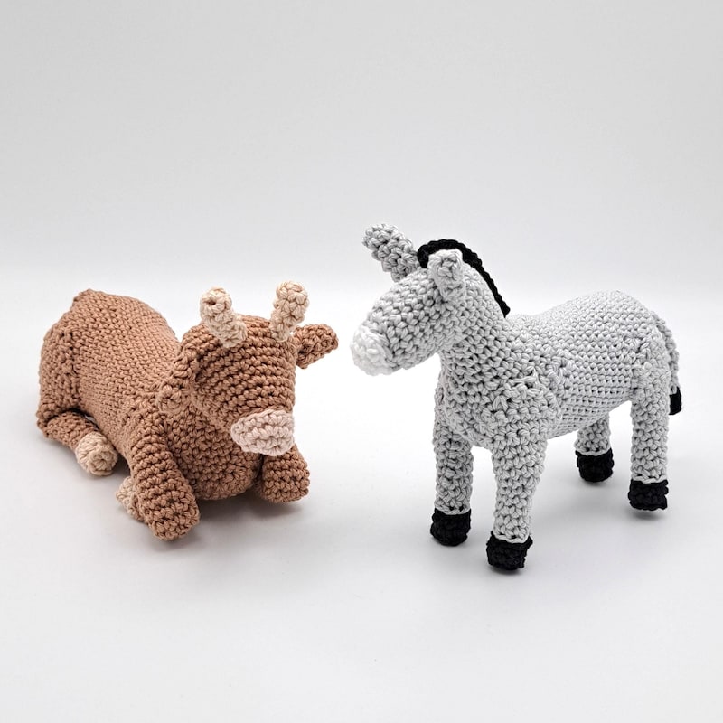 Crochet Donkey for Nativity - Etsy