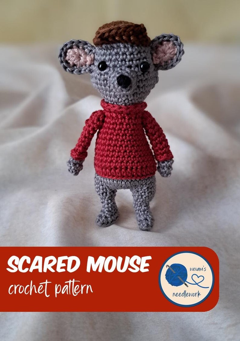 Scared Mouse Crochet Pattern - Etsy