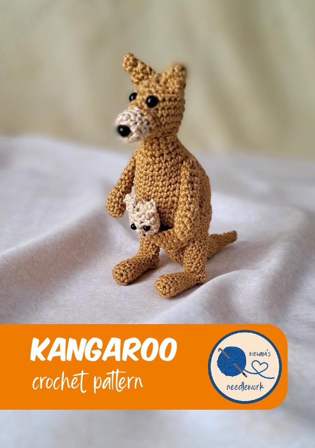 Kangaroo - Crochet Pattern - Etsy