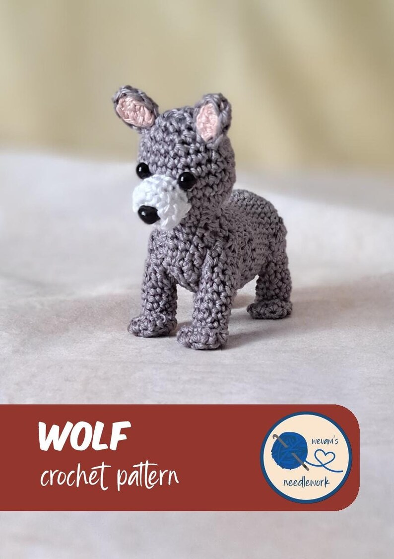 Crochet Pattern for a Wolf - Etsy