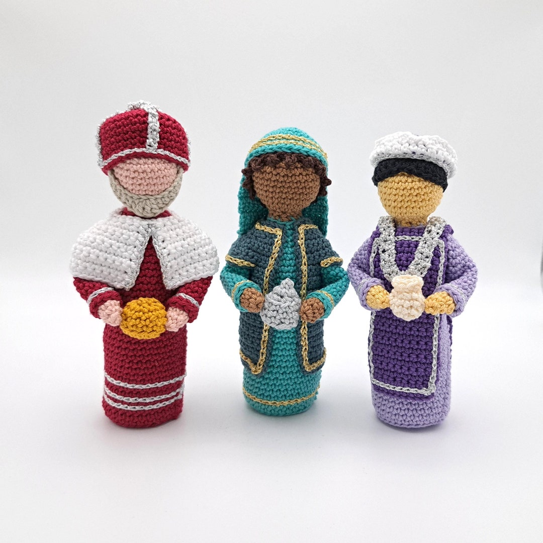 Nativity Scene - Three Wise Men - Crochet Pattern - Etsy