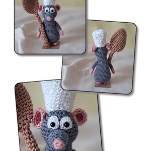 Cooking Rat - Crochet Pattern - Etsy