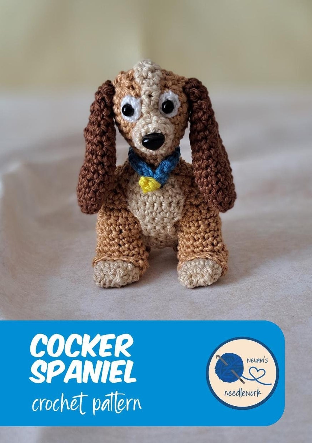 Cocker Spaniel Crochet Pattern - Etsy