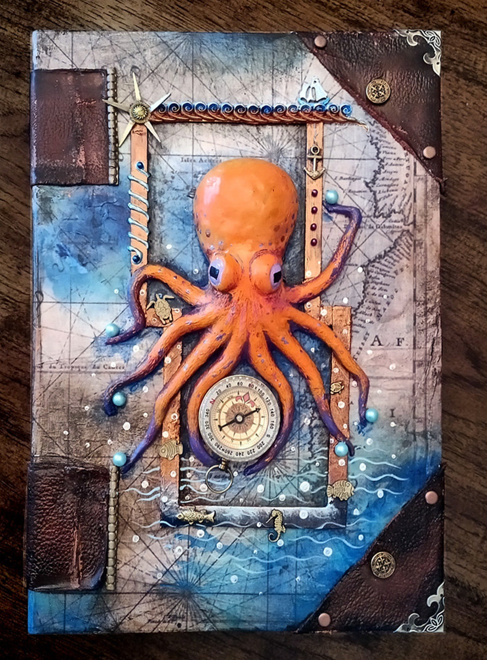 Many Legs One Direction Wooden Hideaway Book Box. Altered - Etsy