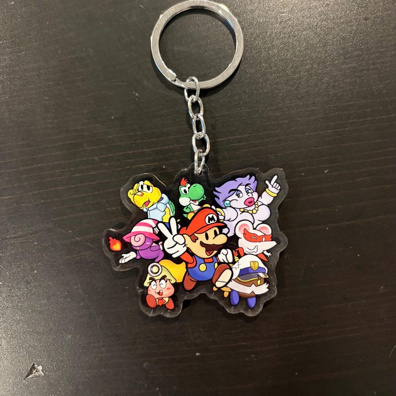 Super Mario Bros. Keychain - Etsy