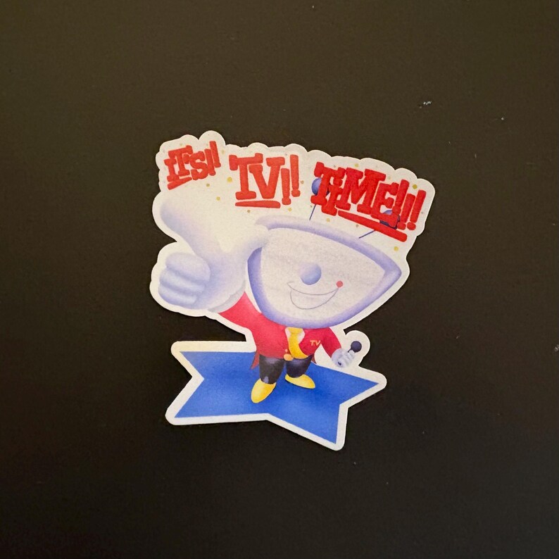Deltarune Tenna “it’s TV Time!” Sticker - Etsy