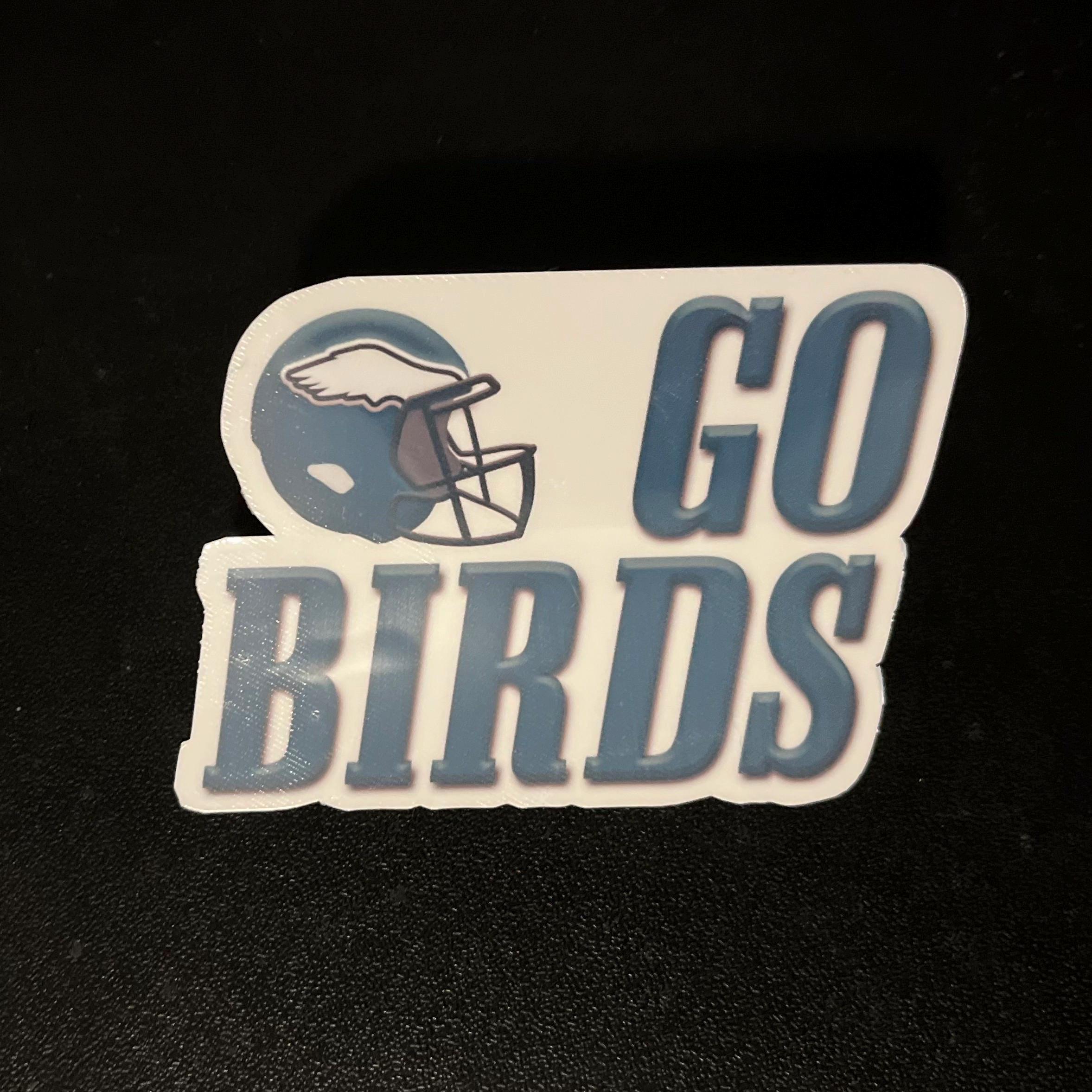 Philadelphia Eagles Go Birds Sticker - Etsy