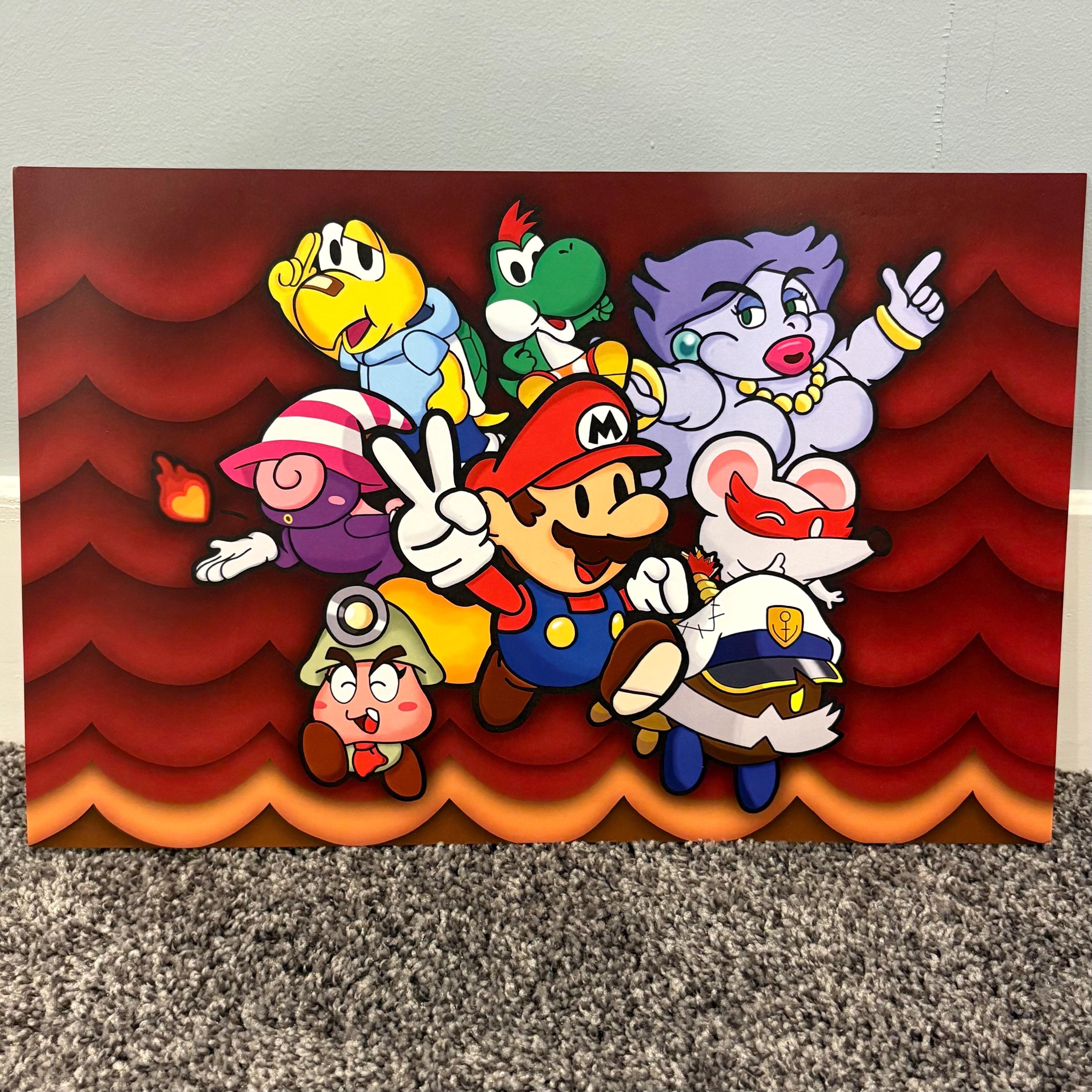 Paper Mario the Thousand Year Door Poster Print 11x17 - Etsy