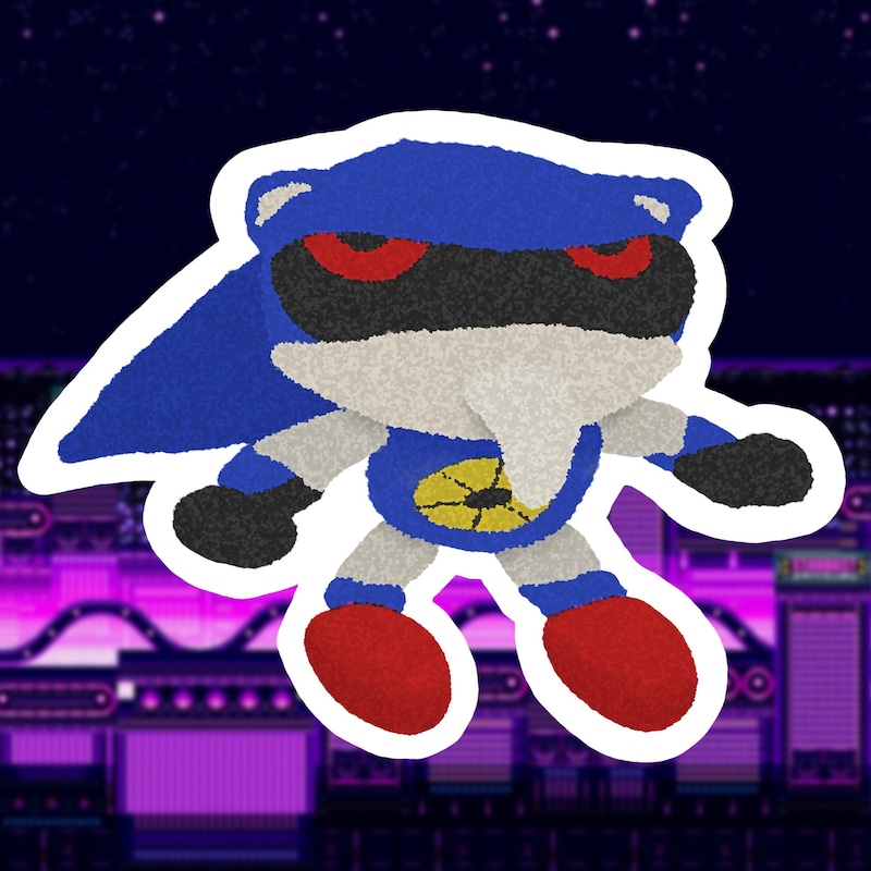 Bootleg Sonic Metal Plush - Etsy