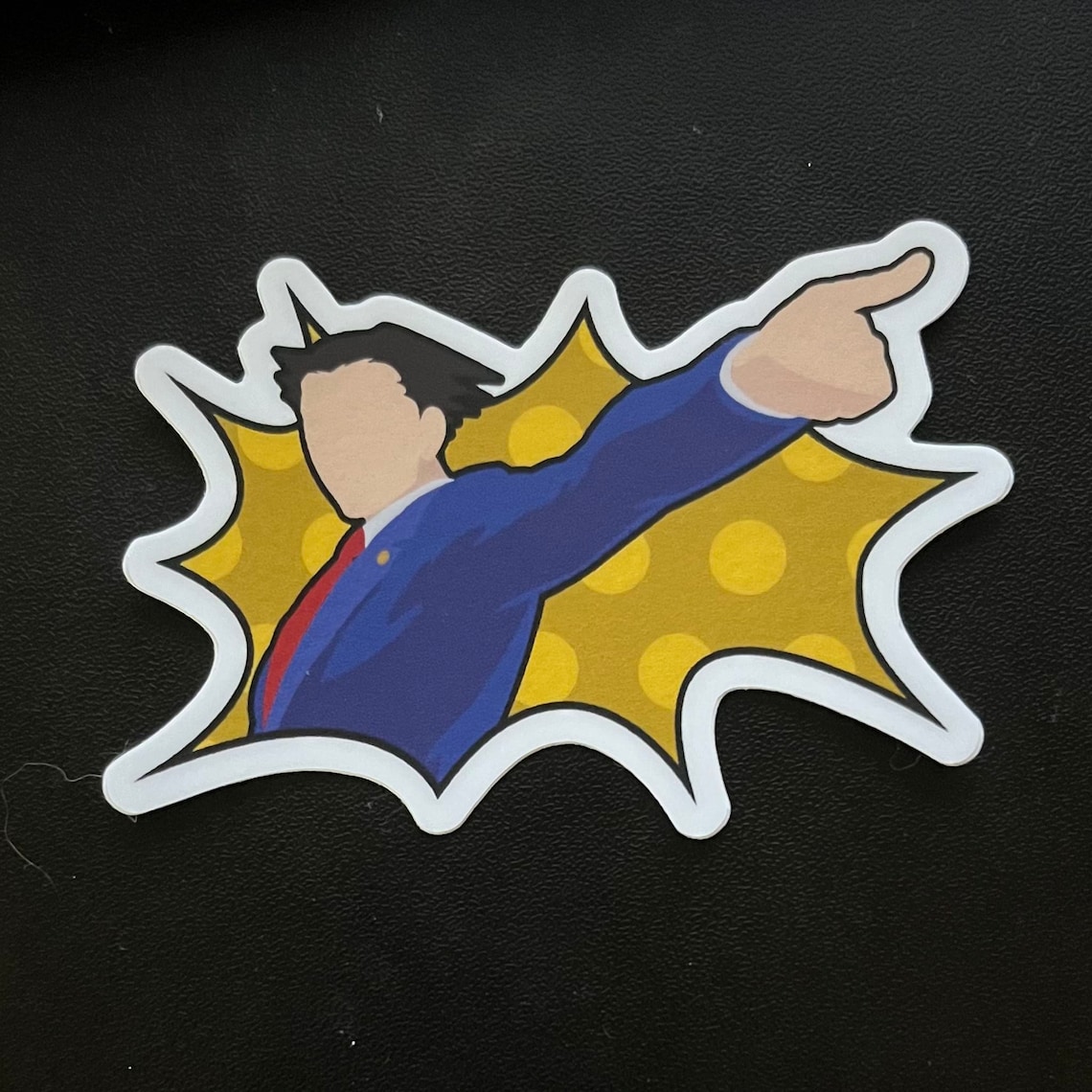 Phoenix Wright Ace Attorney Objection Sticker - Etsy