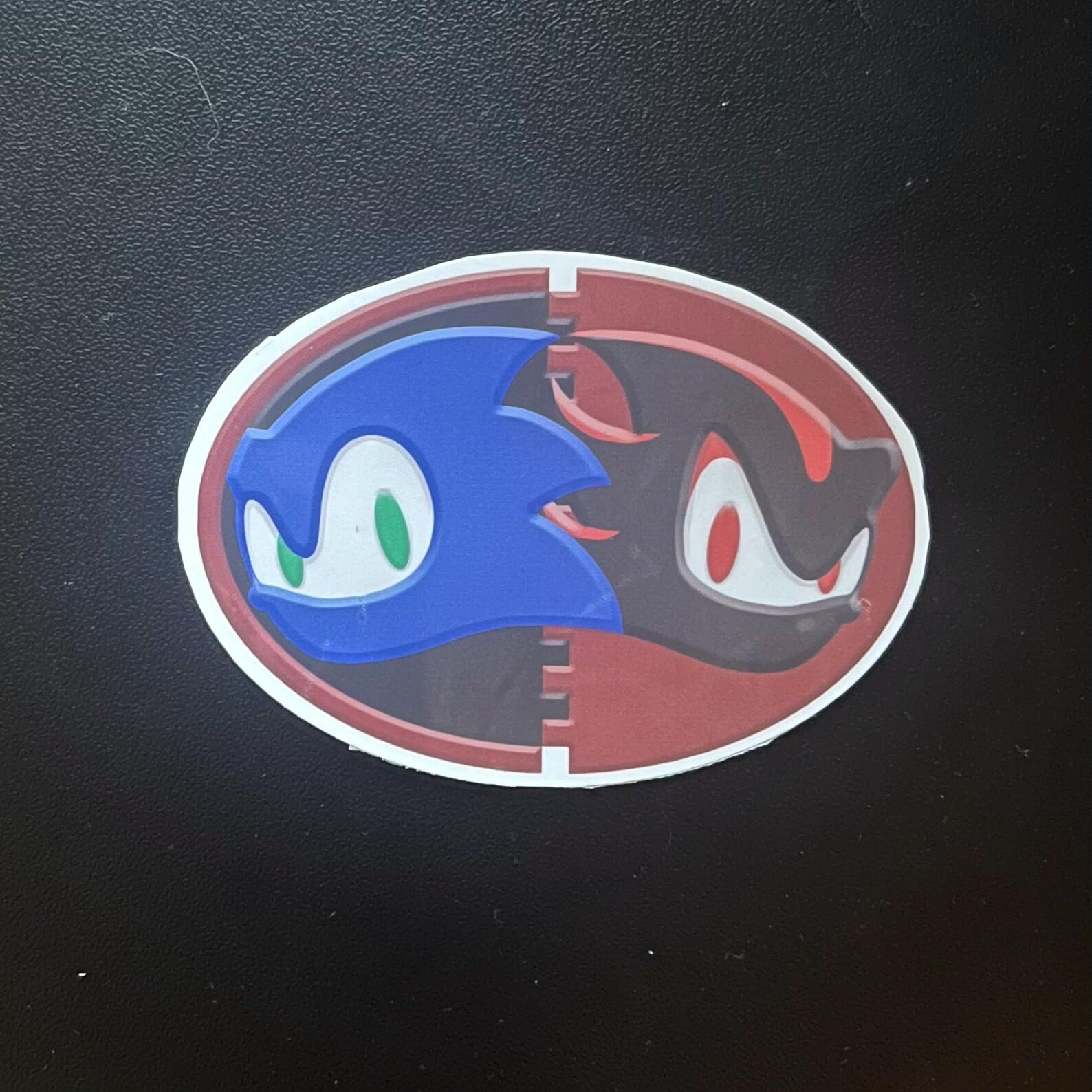Sonic X Shadow Generations Sonic and Shadow Emblem Sticker - Etsy