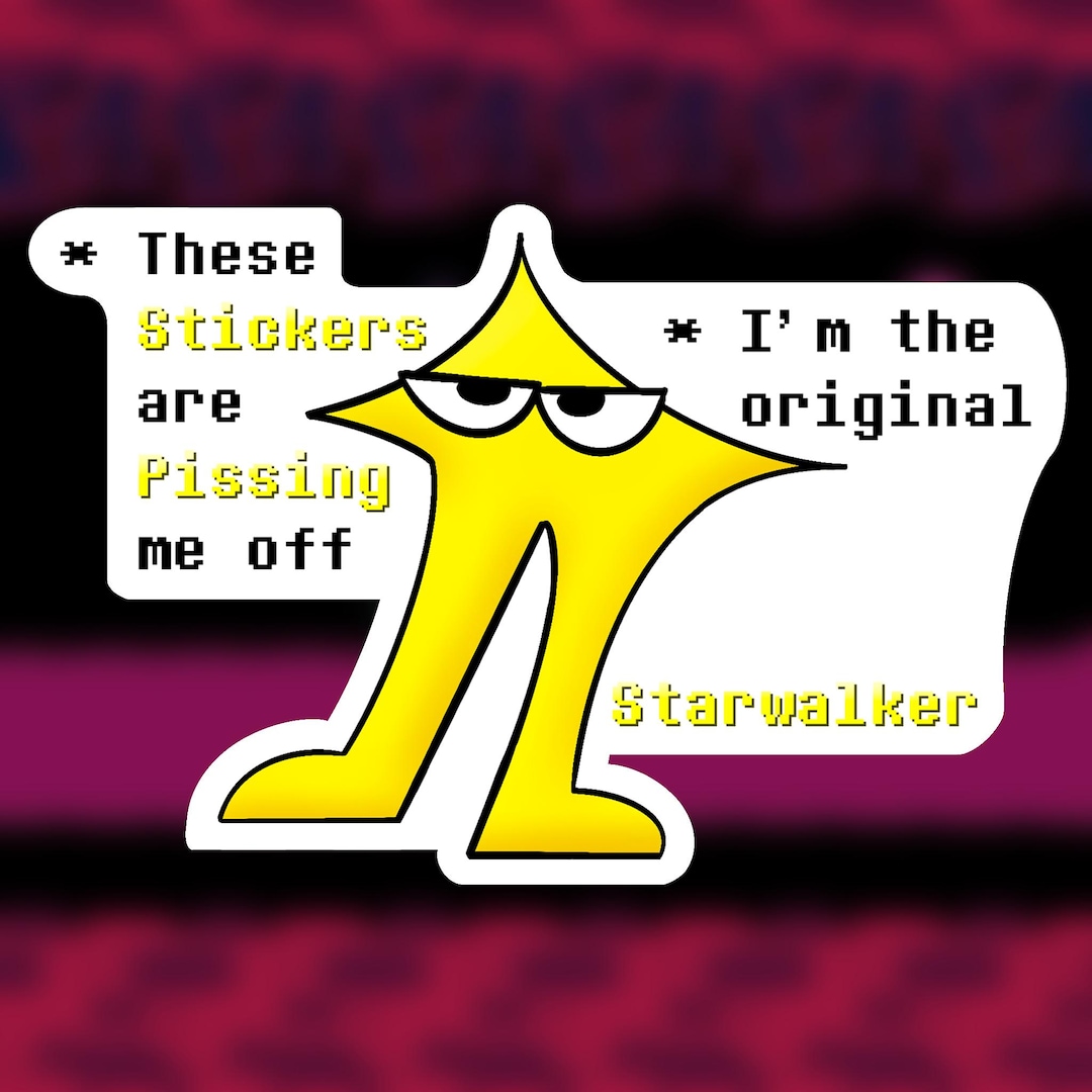 Deltarune the Original Starwalker Sticker - Etsy