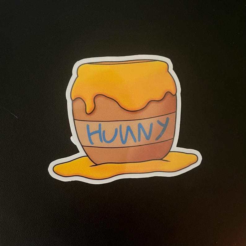 Hunny Pot Winnie the Pooh Sticker - Etsy