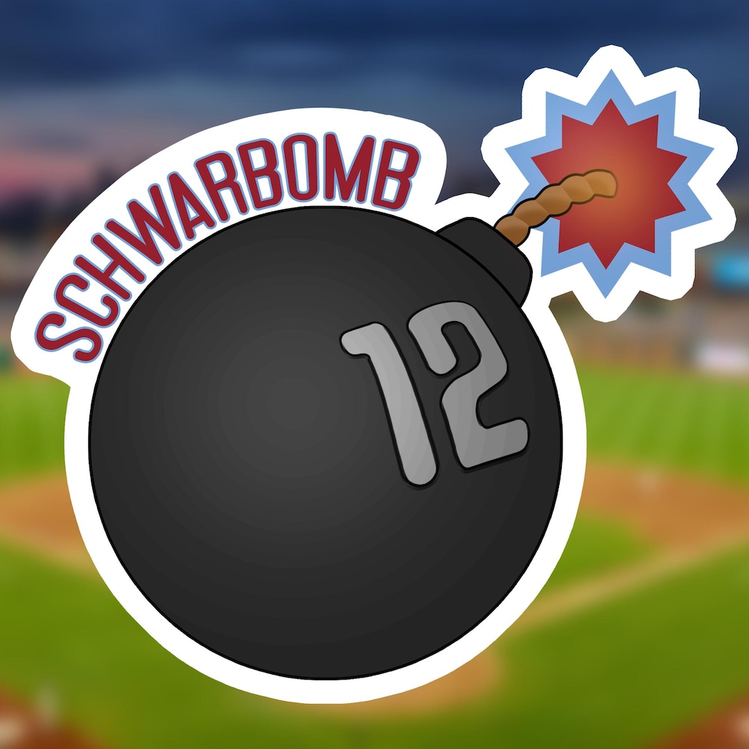 Philadelphia Phillies Kyle Schwarber "schwarbomb" Sticker - Etsy