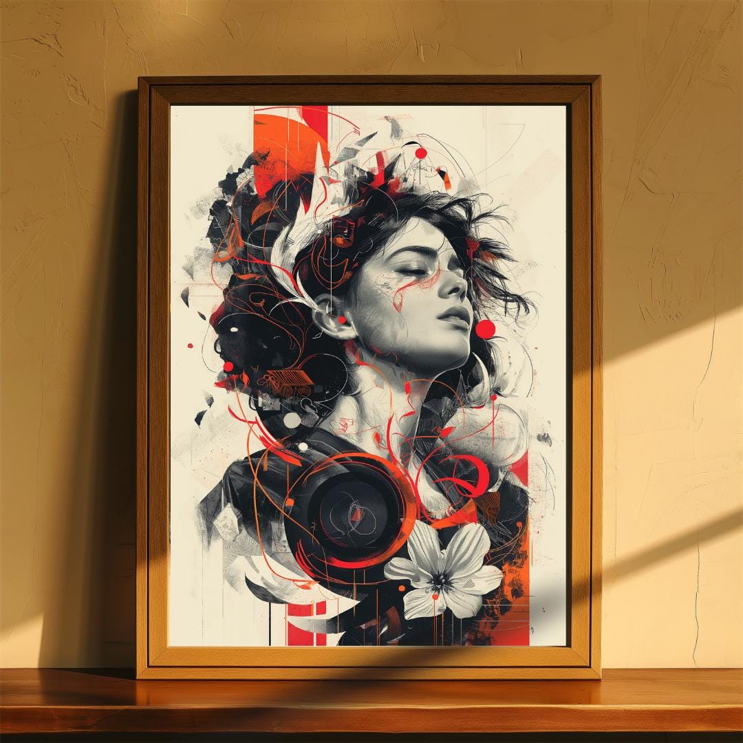 FEMALE WARRIOR Poster Art Print / Divine Feminine / Pop Art Ideal Home ...